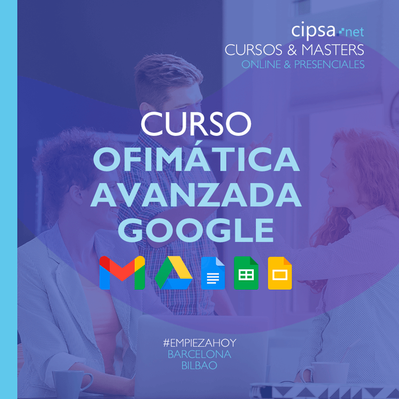 Curso Gmail, Drive, Docs, Sheets y Slides