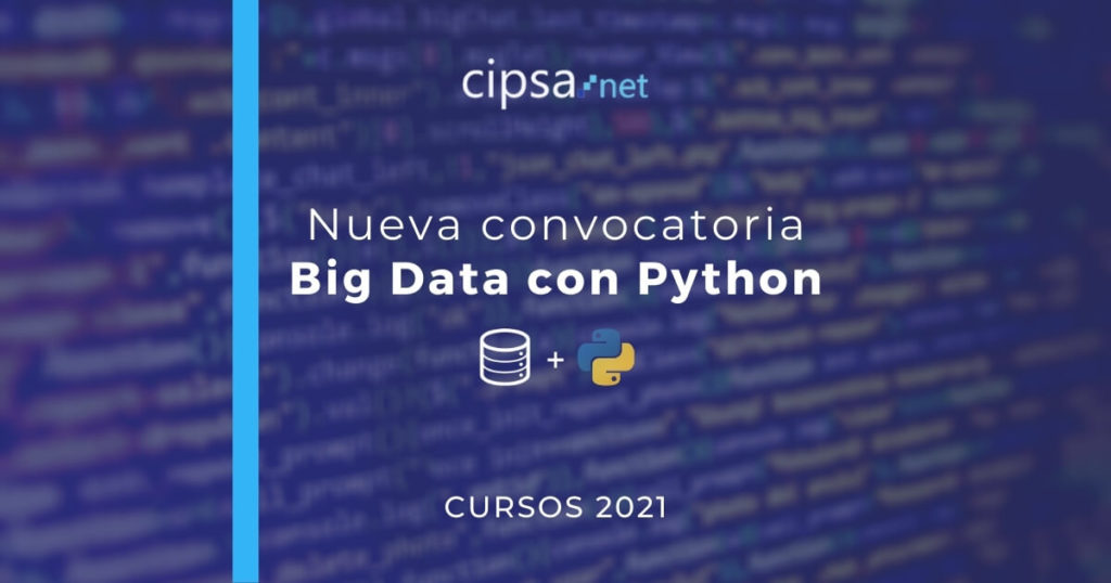 Nueva Convocatoria Curso Big Data con Python